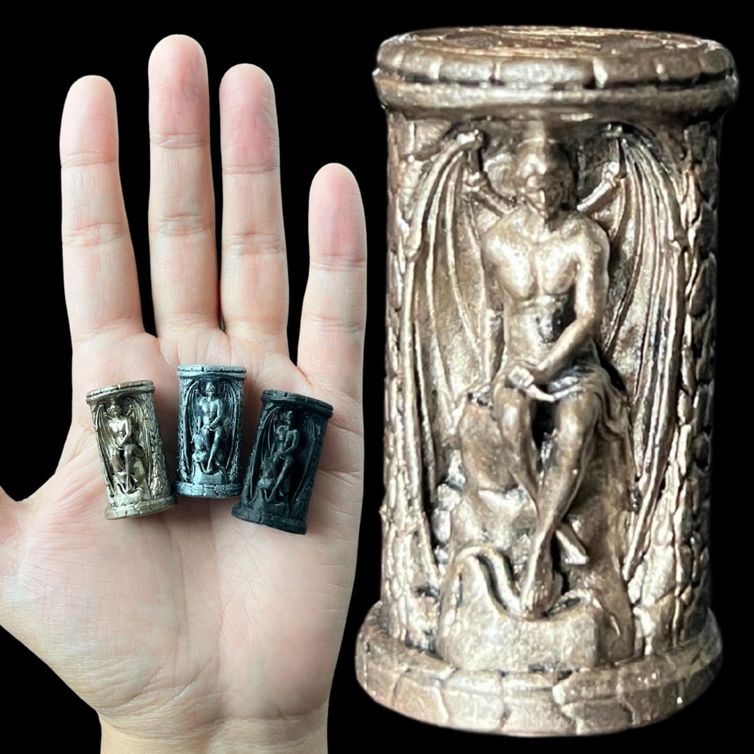Lucifer Statue Pocket Charm Miniature Figurine Sculpture for Mini ...