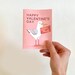 Printable Seagull Valentine's Day Card, Digital Download Print at Home ...