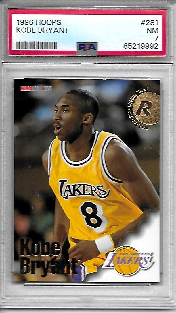 Kobe Bryant Rookie Card#281 Skybox 1996-97 1st Year PSA 7 Near Mint - Etsy