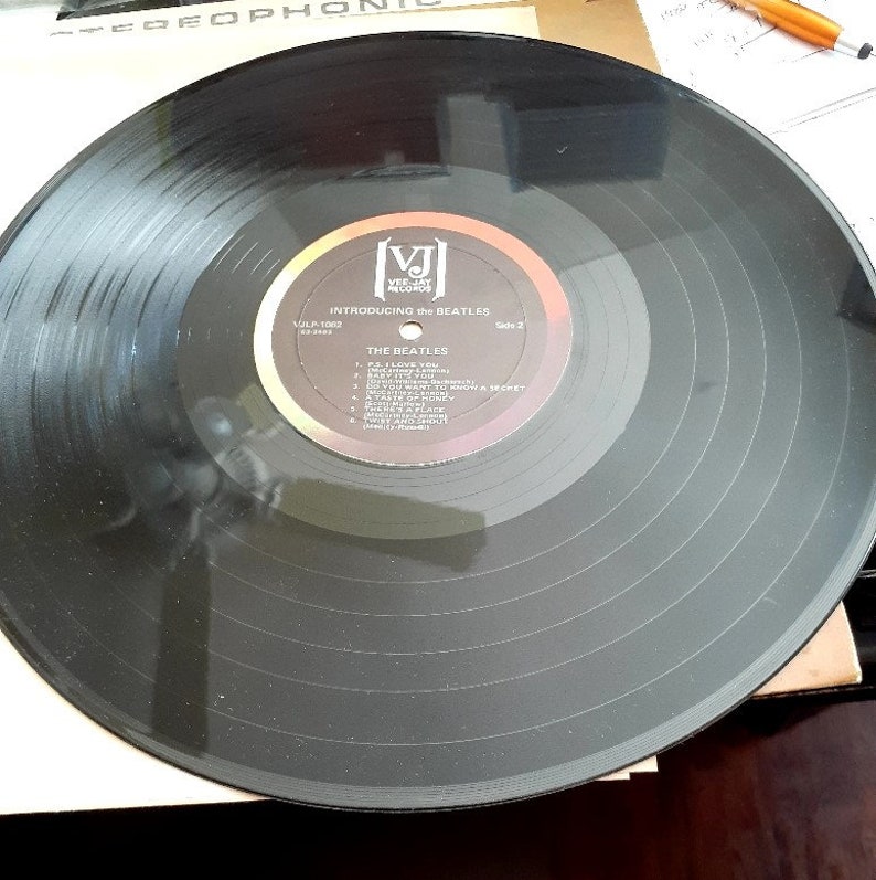 Beatles, 1st Album Released in the U.S.A. 2nd Version 01/1964 (RARE ...