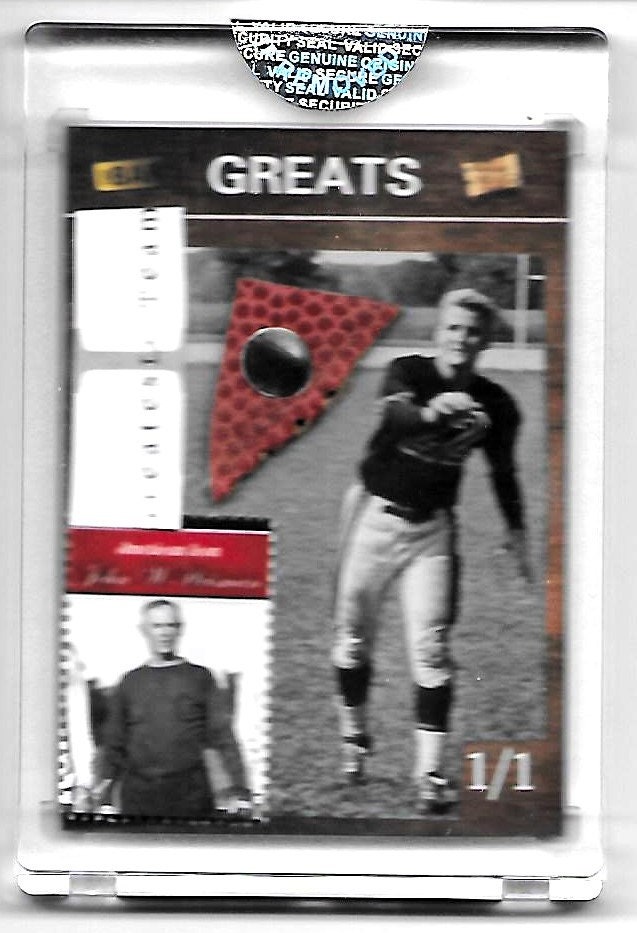 Heisman,john Relic Football Card #1/1 Super Products Sealed From ...