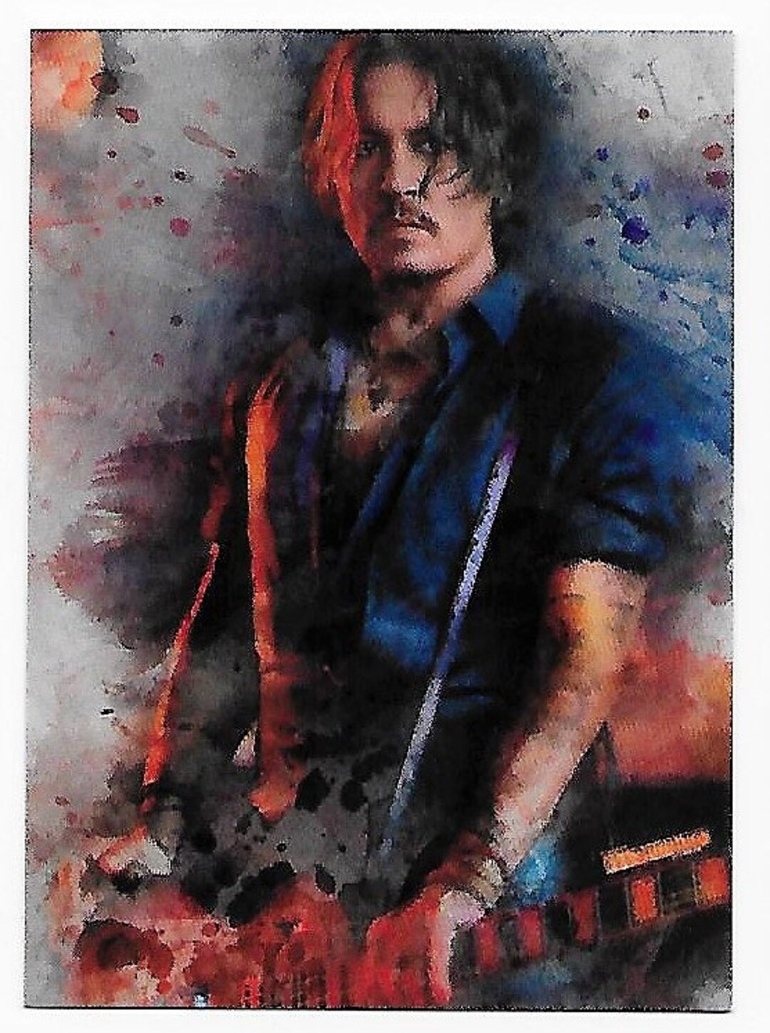 Johnny Depp Sketch Art by John Rudolph #66 of Only 250 Signed by the ...