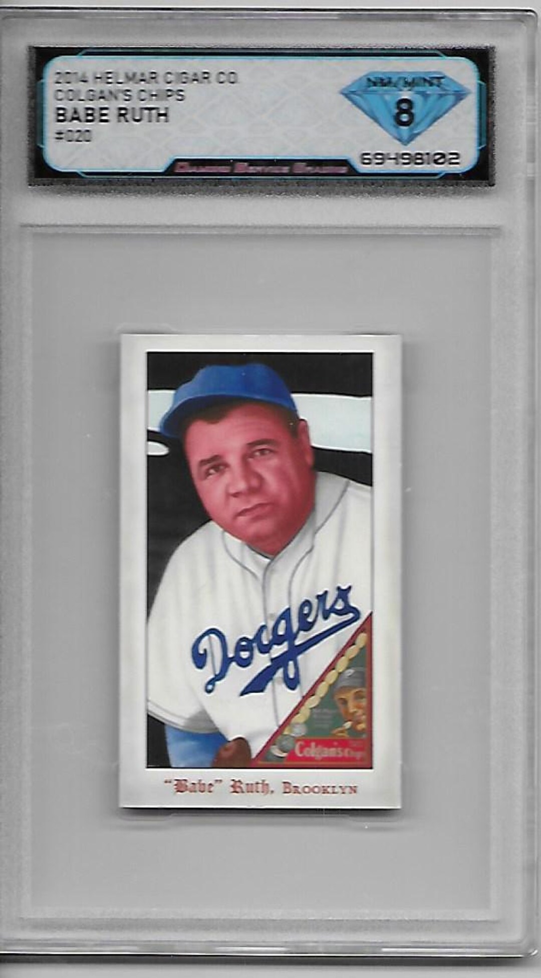 Babe Ruth Helmar Cigar Co. , Caramel Corn Card#234 Retired in 2014 - Etsy
