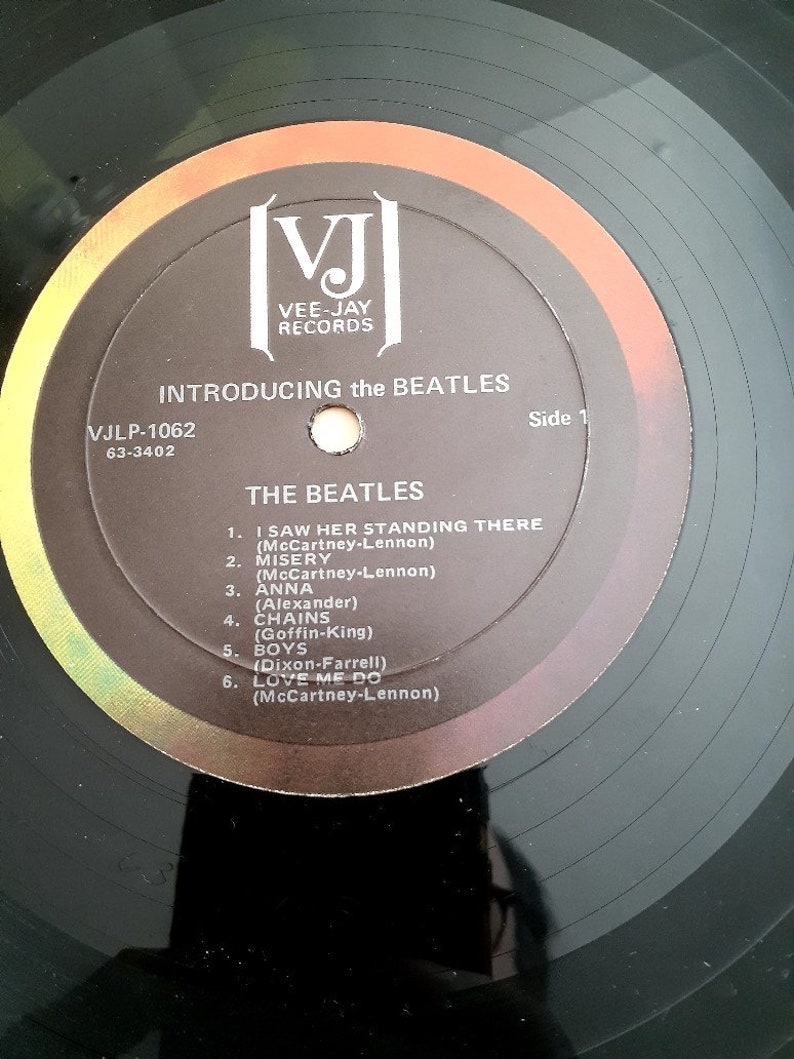 Beatles, 1st Album Released in the U.S.A. 2nd Version 01/1964 (RARE ...