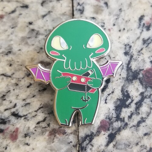 Cthulhu Zombie Hard Enamel Pin - Etsy