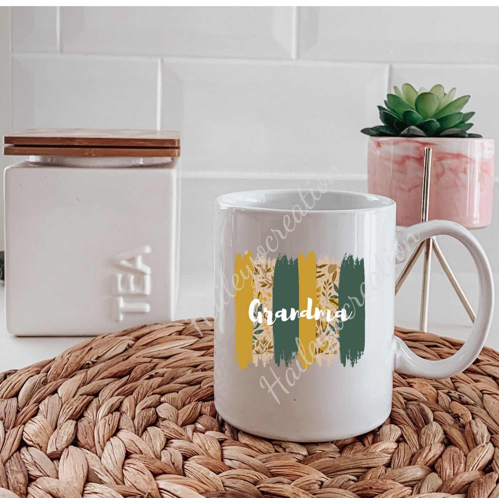 Digital Png File GRANDMA Fall Paint Strokes Printable Waterslide Iron ...