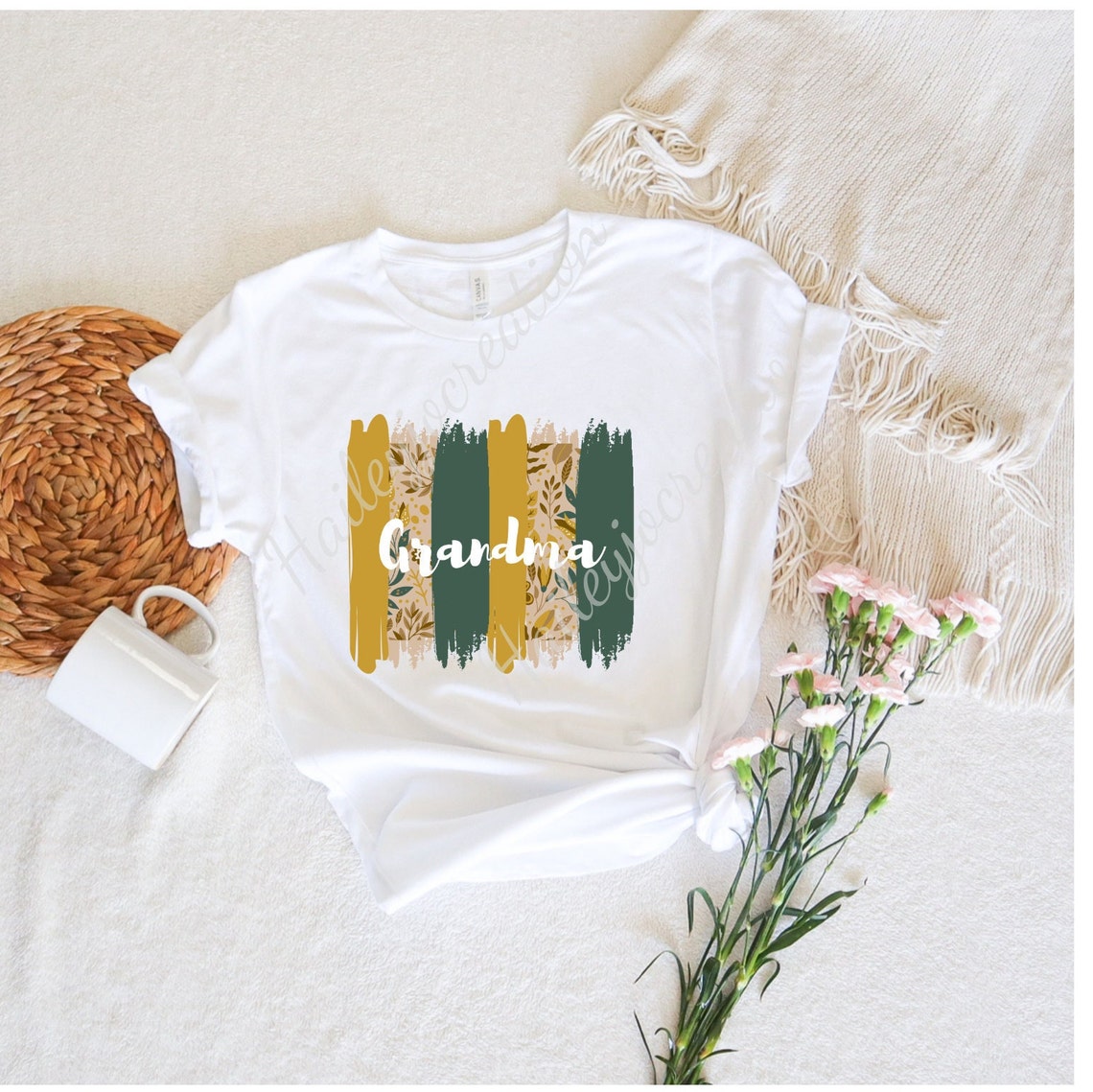 Digital Png File GRANDMA Fall Paint Strokes Printable Waterslide Iron ...