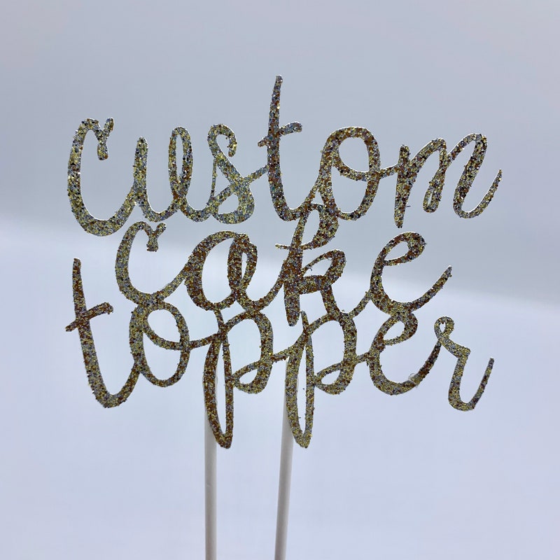 Personalized Cake Toppers - Etsy