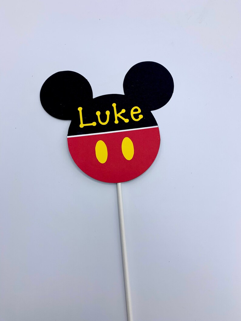 Mickey Mouse Cake Topper Set/minnie Mouse Cake Topper | Etsy