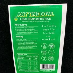 Instant Rice in 90 Seconds, Cooked Fluffy Long Grain White Rice, 8.8oz ...