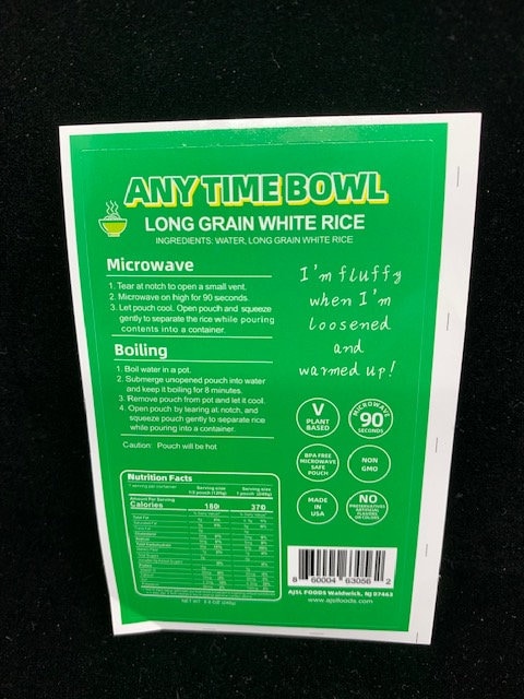 Instant Rice in 90 Seconds, Cooked Fluffy Long Grain White Rice, 8.8oz ...