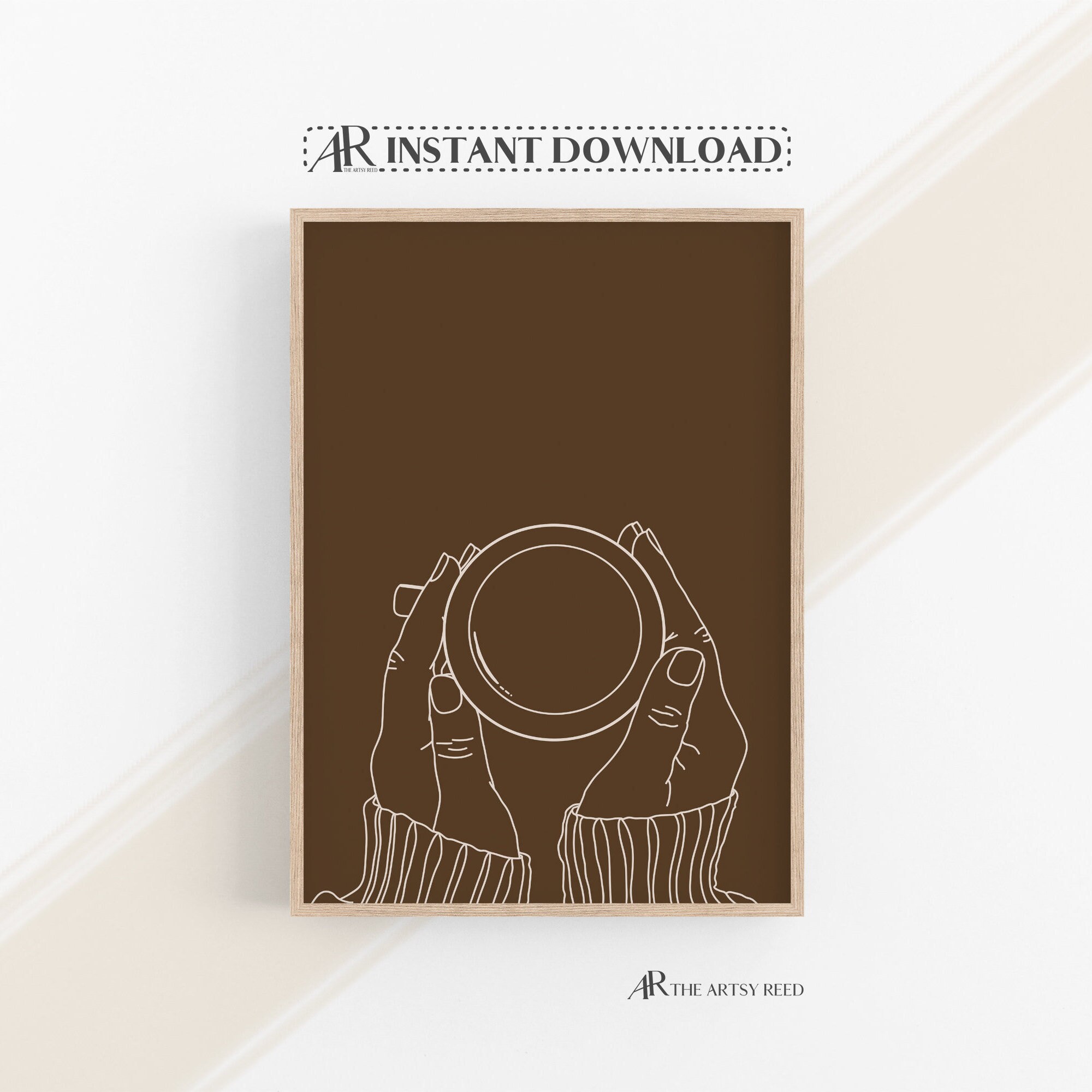 Coffee Poster Coffee Art Print Fine Line Art Coffee Art | Etsy