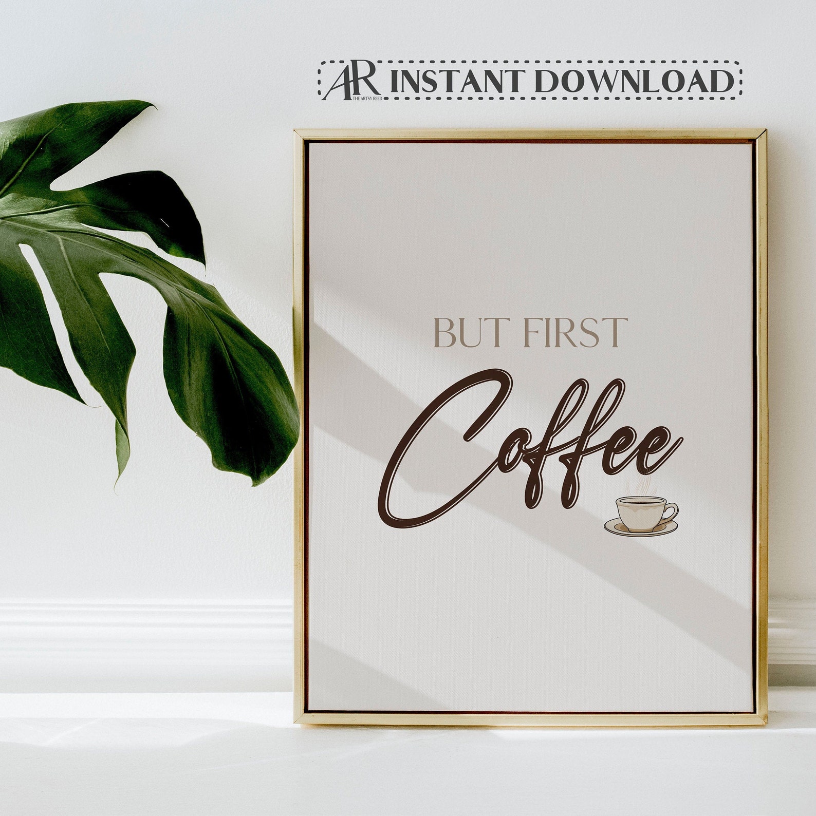 But First Coffee Coffee Poster Coffee Lover Print Coffee - Etsy