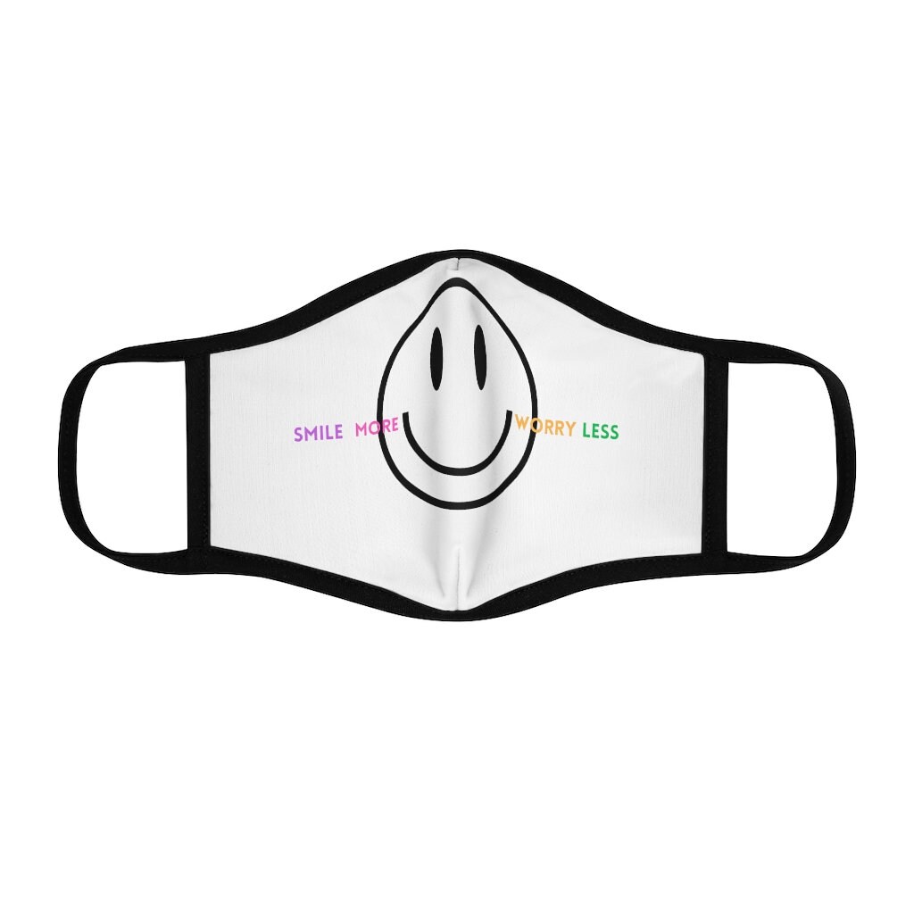 Smiley Face Mask Smile Face Mask Happy Face Mask Smile Mask - Etsy