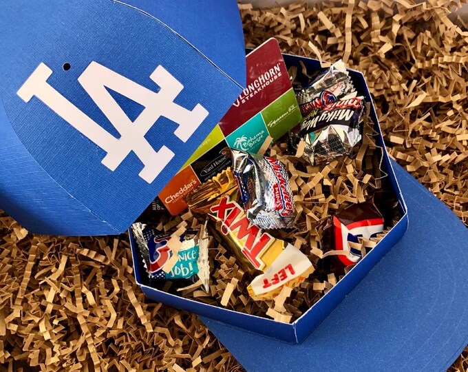 Baseball Hat Boxfinished Baseball Hat Treat Boxgift Box - Etsy