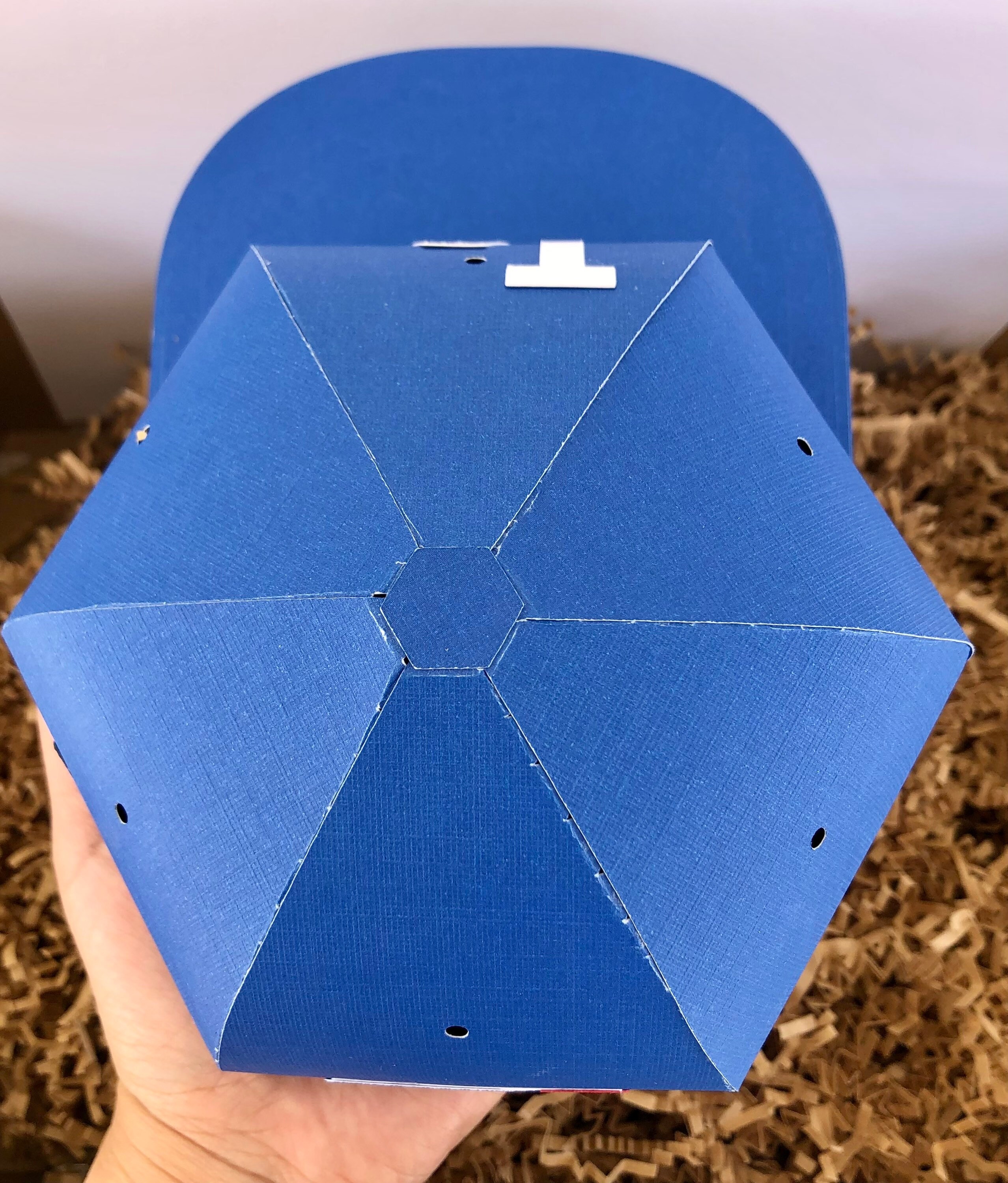 Baseball Hat Boxdiy Baseball Hat Treat Boxself Assemble Gift - Etsy