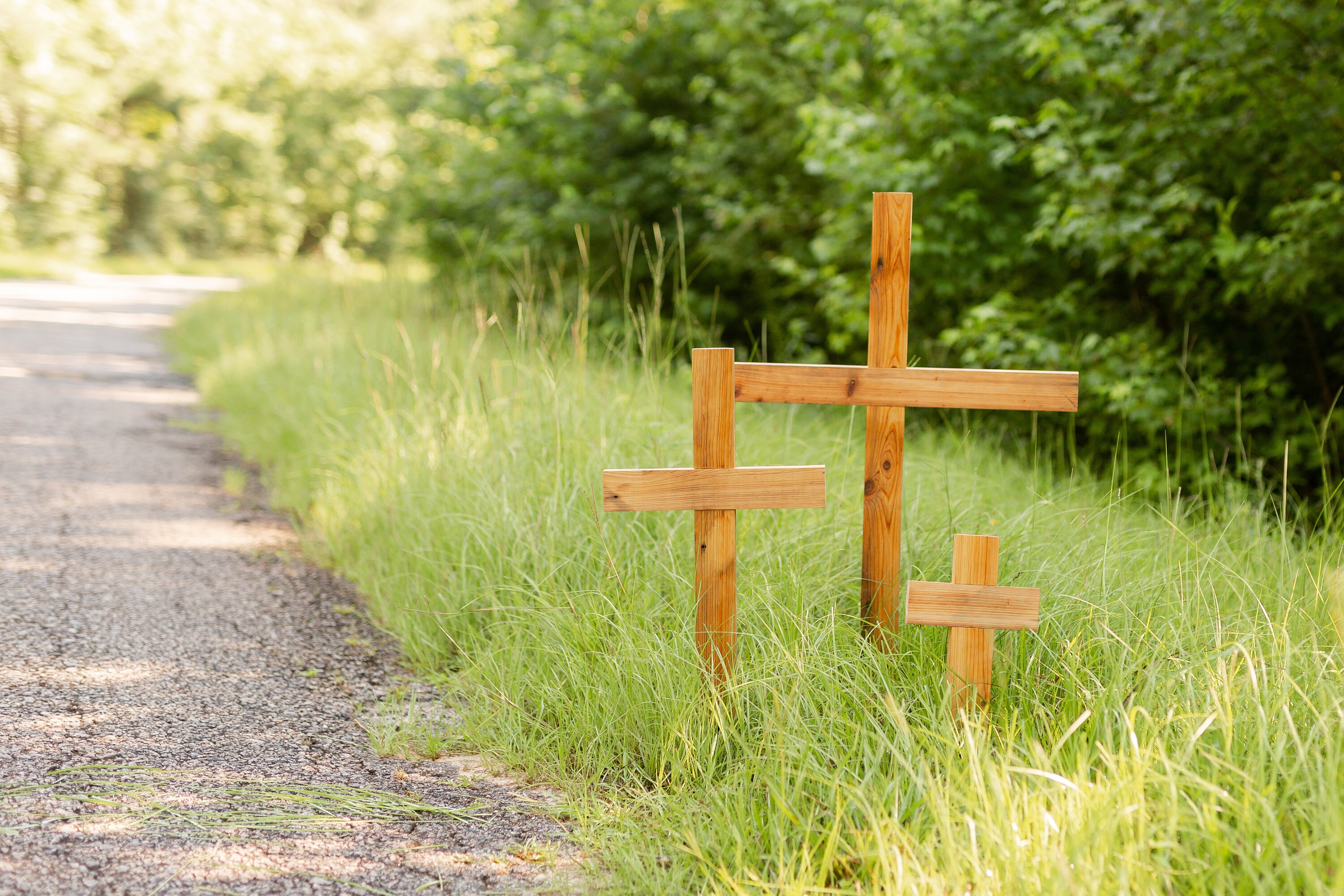 1' Traditional Handmade Wooden Cross, Reclaimed Cypress Wood Cross ...
