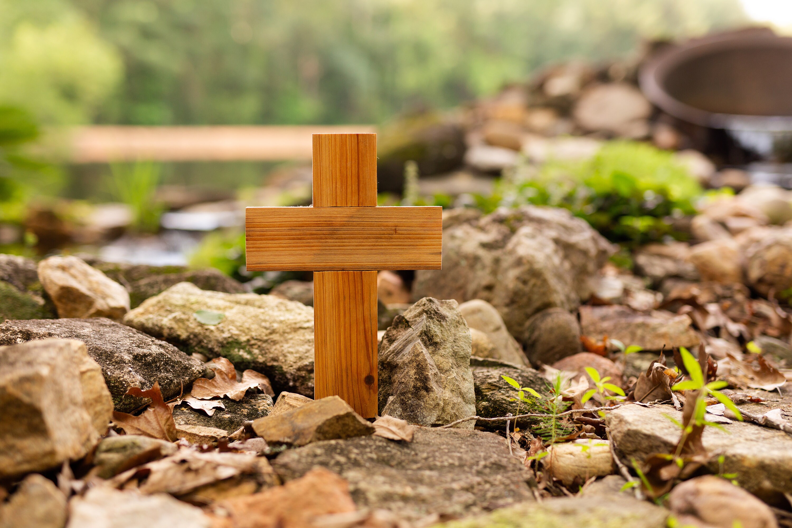 1' Traditional Handmade Wooden Cross, Reclaimed Cypress Wood Cross ...