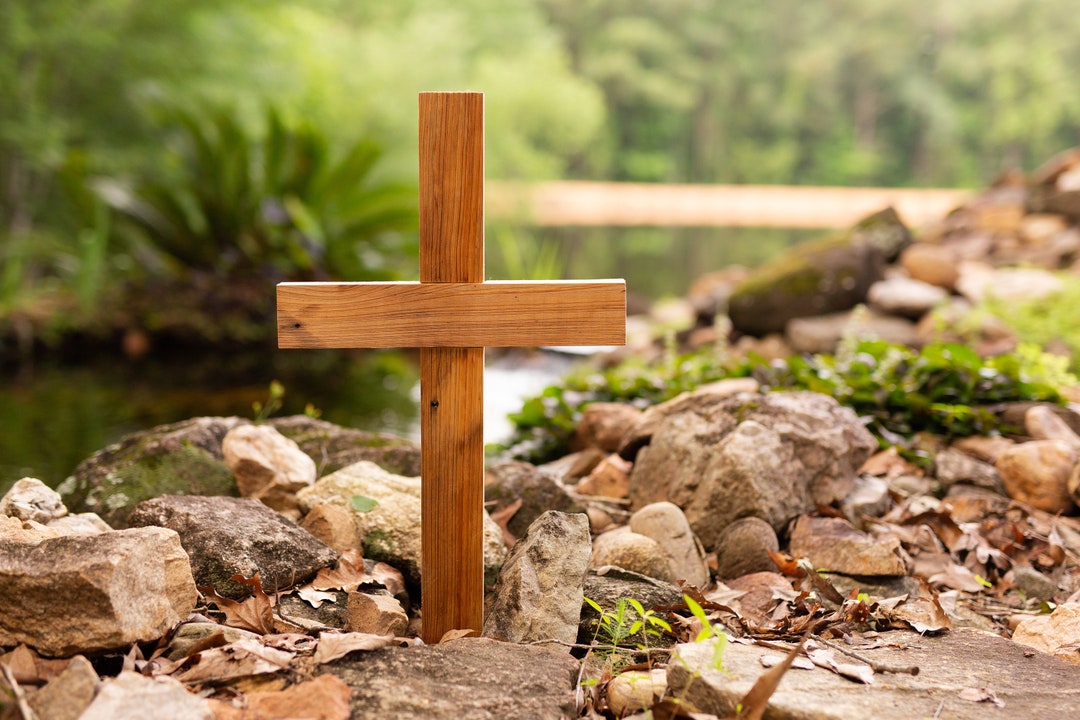2' Traditional Handmade Wooden Cross Made From Reclaimed Cypress ...