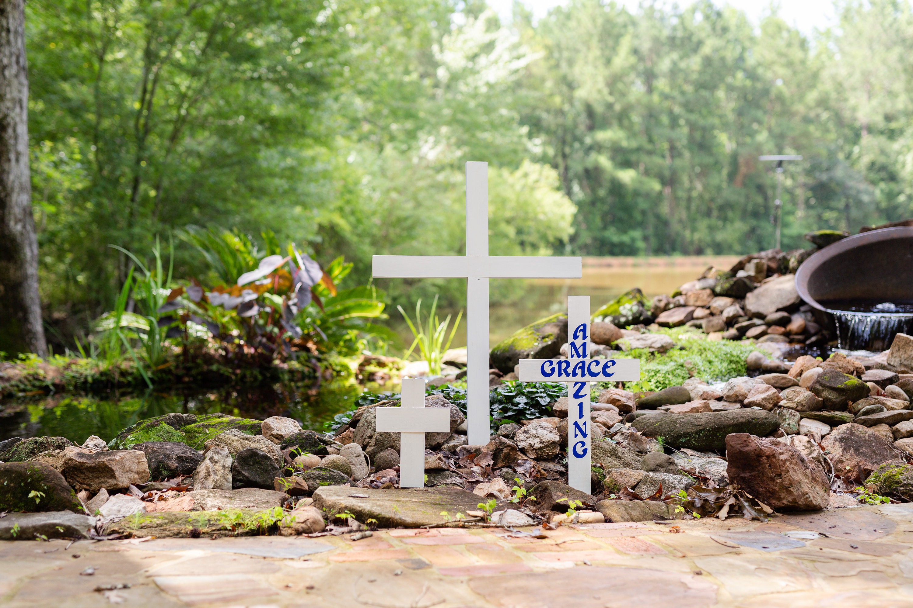 1' Traditional Handmade Wooden Cross, Reclaimed Cypress Wood Cross ...