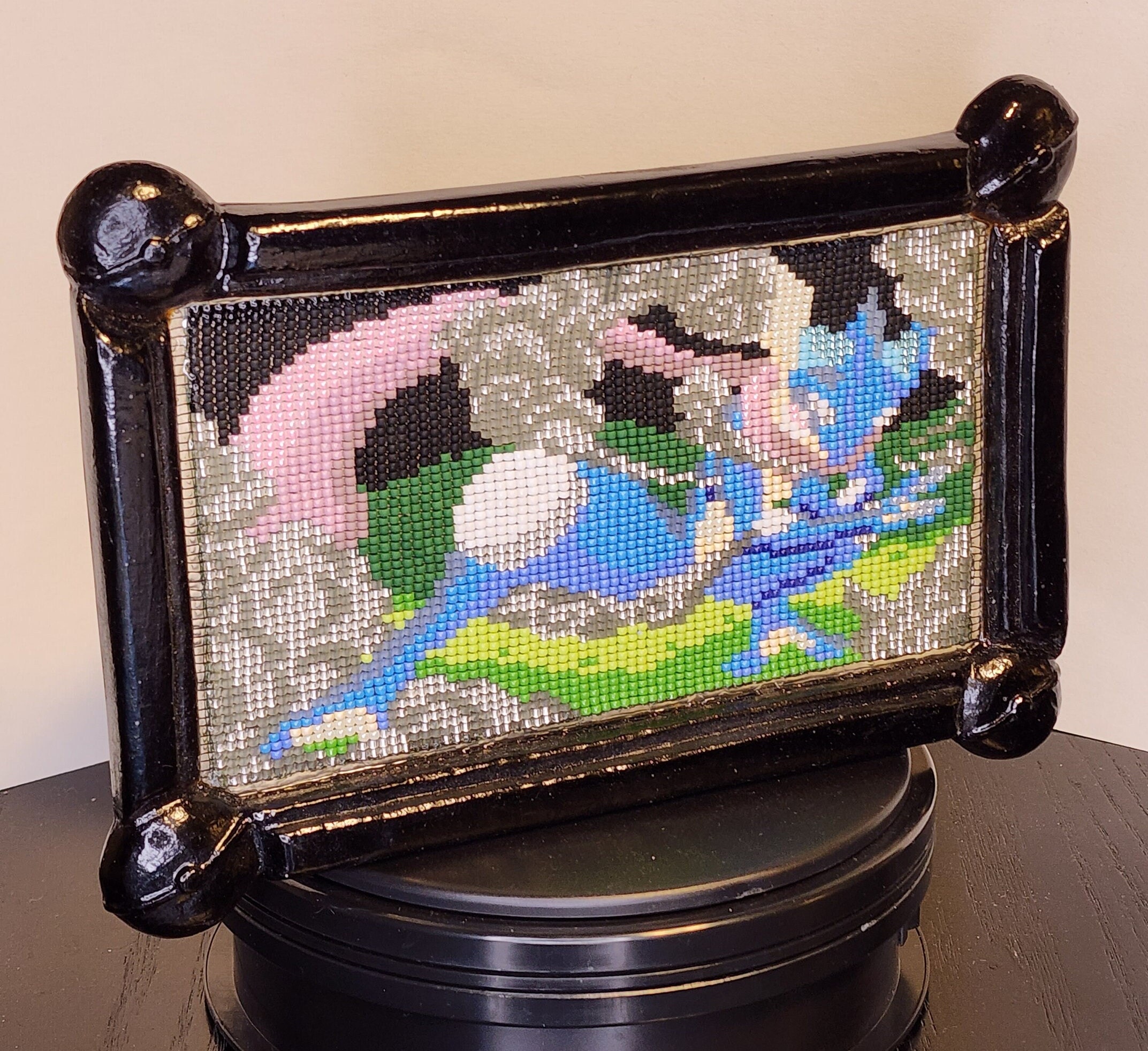 Greninja Pokemon Bead Weaving Pixel Art Wall Art - Etsy