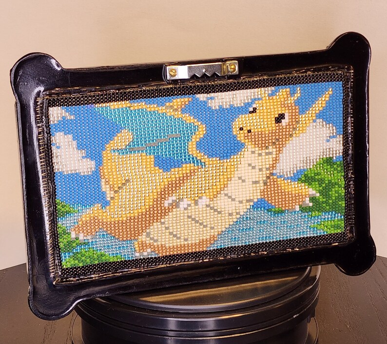 Dragonite Pokemon Bead Weaving Pixel Art Wall Art - Etsy