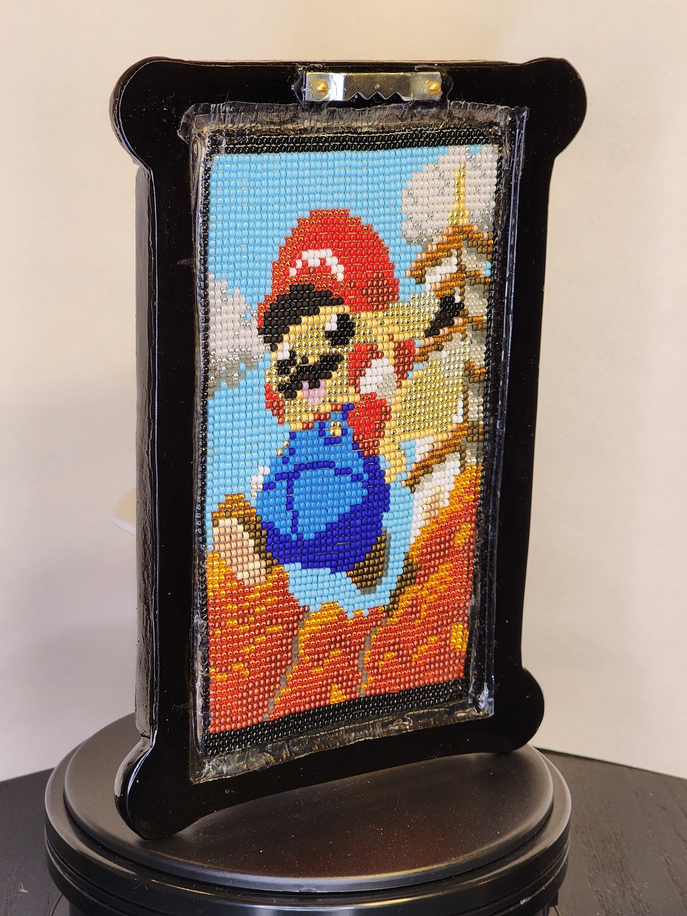 Mario Pikachu Pokemon Bead Weaving Pixel Art Wall Art - Etsy