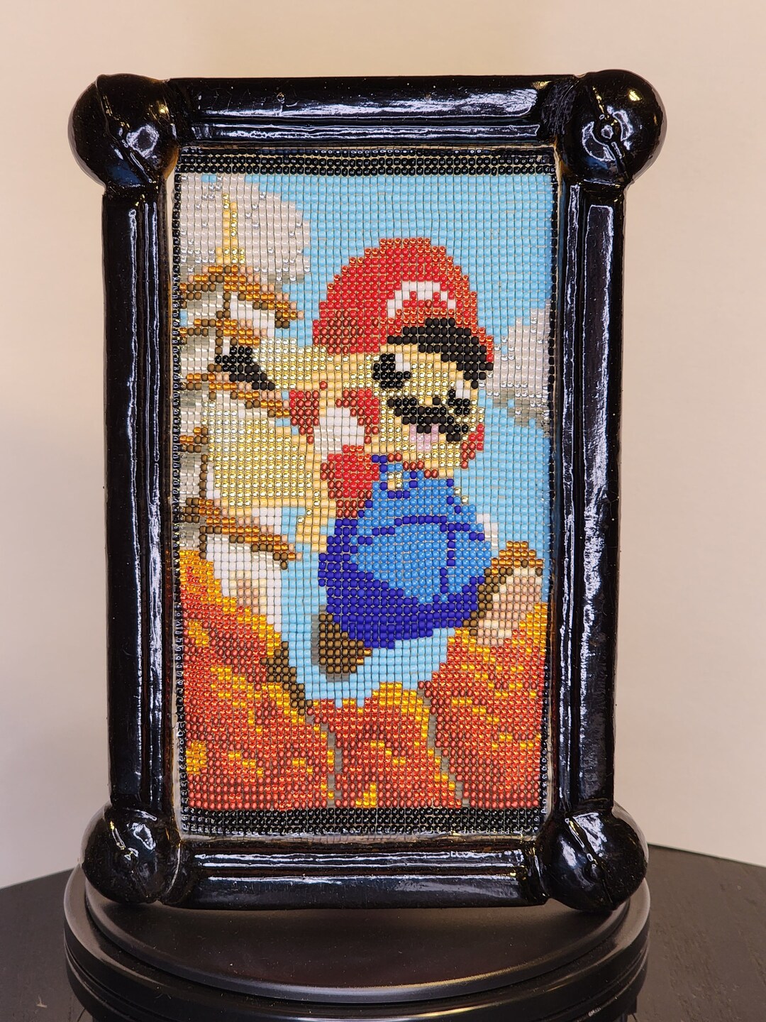 Mario Pikachu Pokemon Bead Weaving Pixel Art Wall Art - Etsy