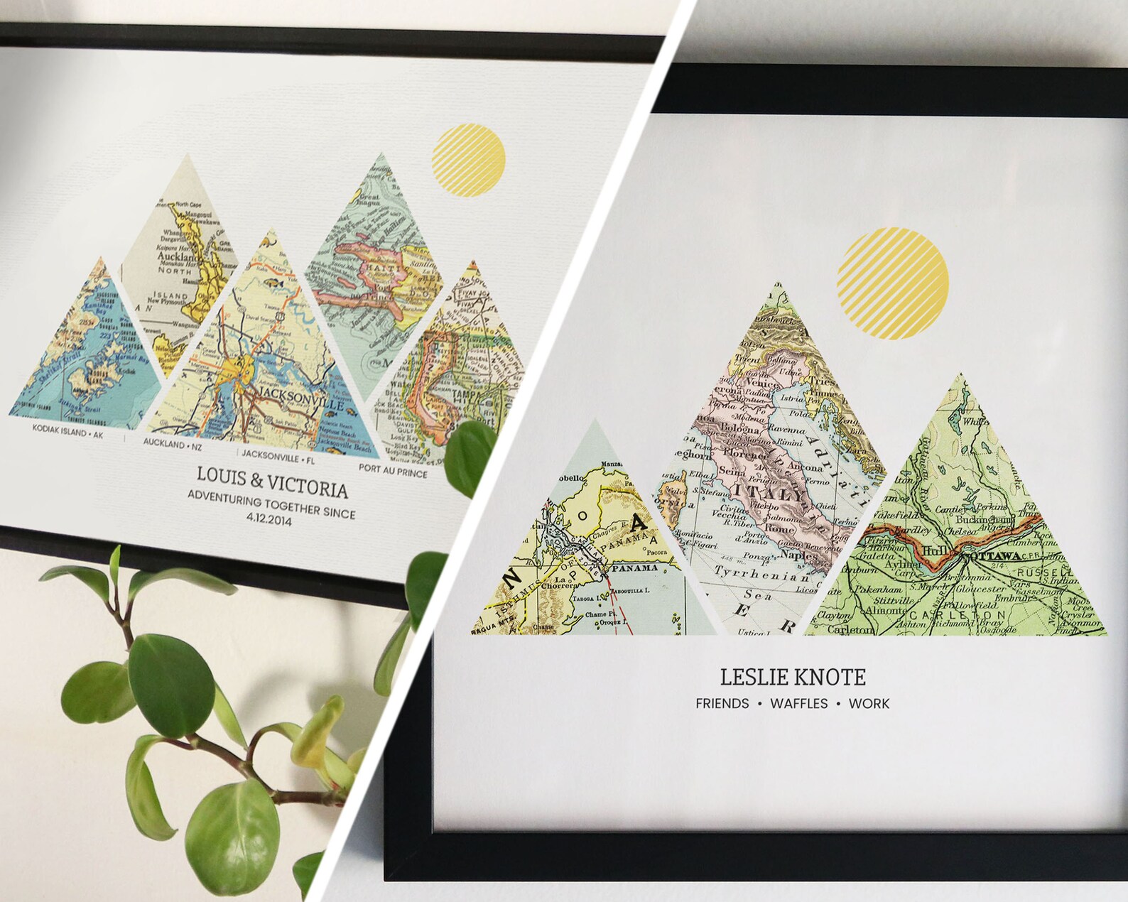 Personalized Milestones Map™ Travel Gift for Explorers. - Etsy