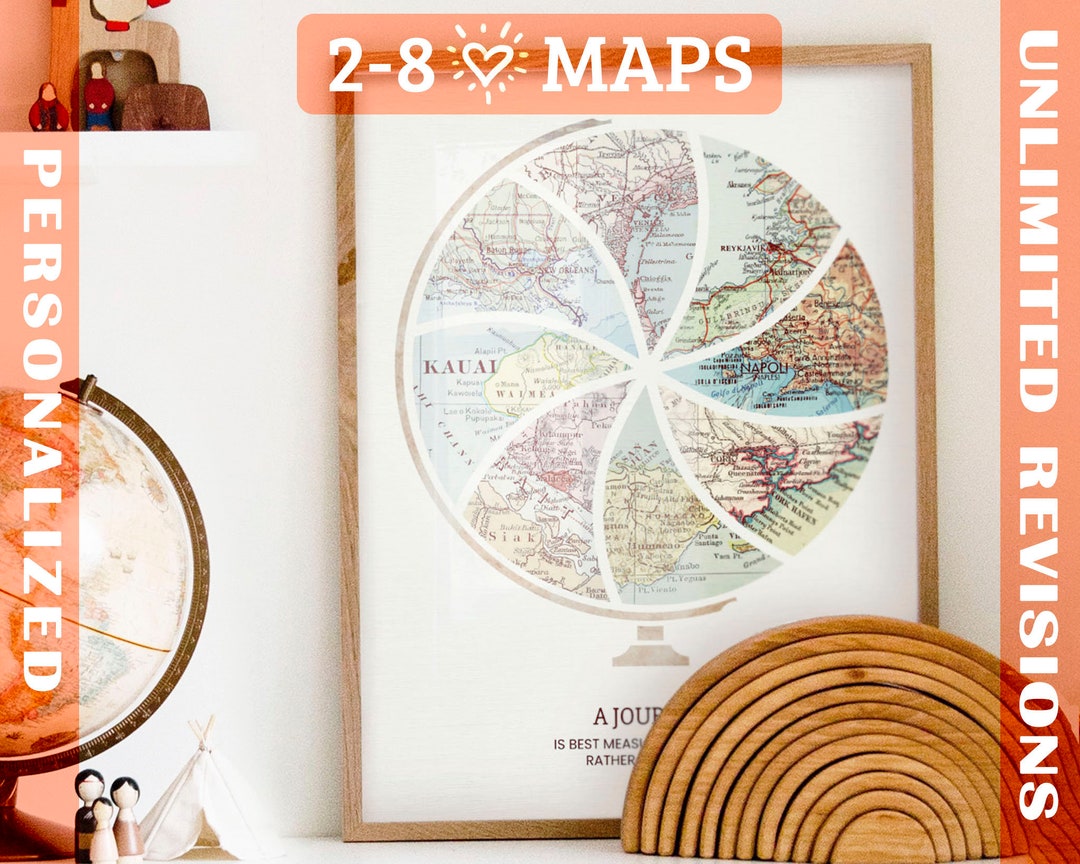 Personalized Map Art Travel Home Decor Gift Ideas, Sentimental Terra ...