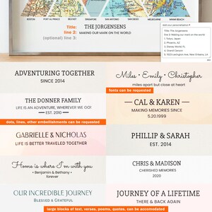 Personalized Milestones Map™ - Travel Gift for Explorers. Perfect Home ...