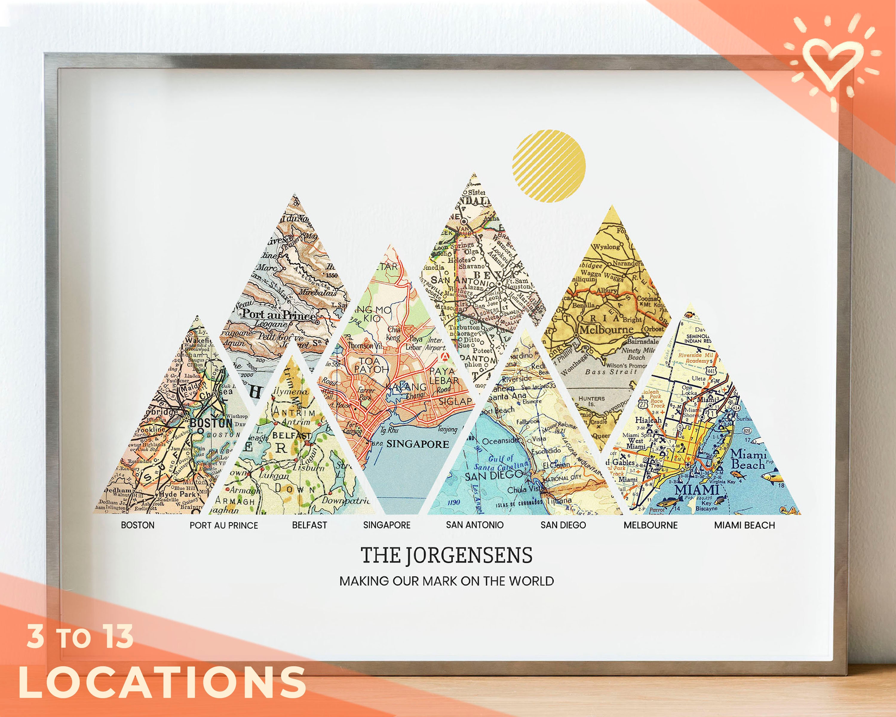 Digital Prints City Map Print Traveler Gift City Map Art World Traveler ...