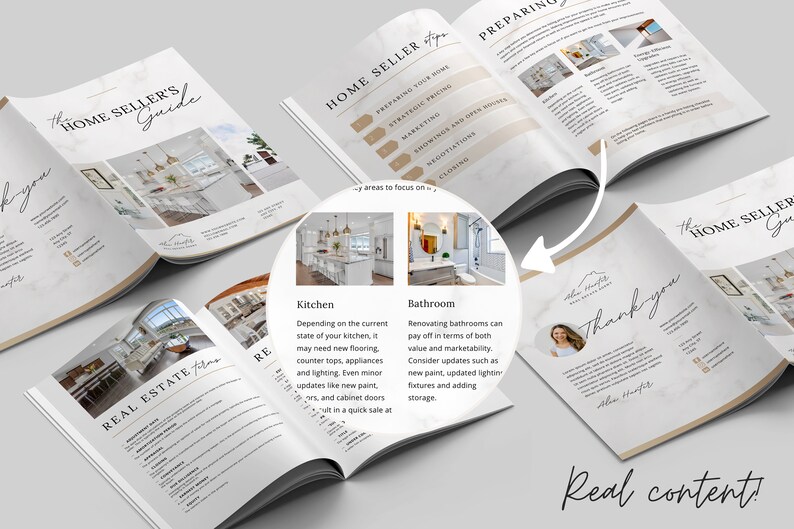 Realtor Sellers and Buyers Guide Bundle | Luxury Realtor Template ...
