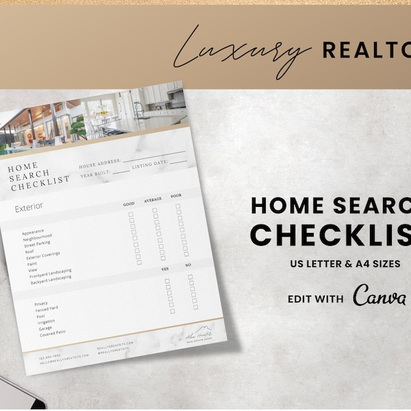 Gold Checklist - Etsy