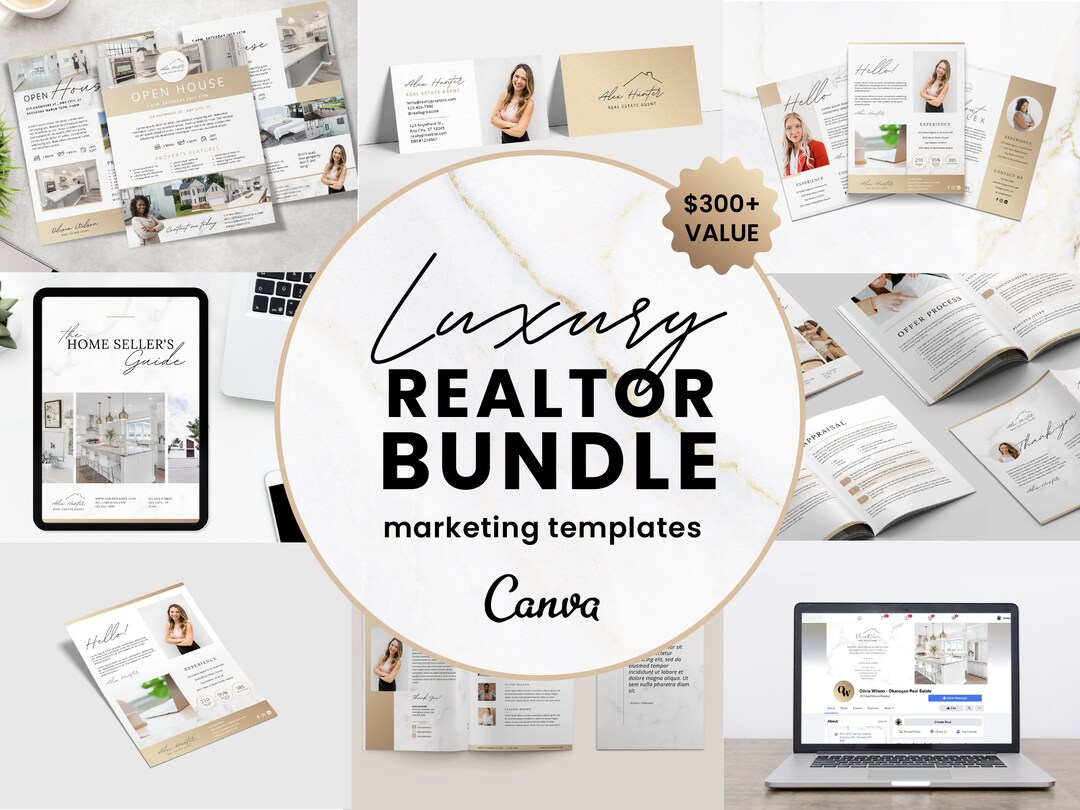 Real Estate Template Bundle | Luxury Realtor Template, Listing ...
