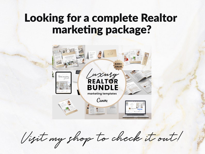 Realtor Sellers and Buyers Guide Bundle | Luxury Realtor Template ...