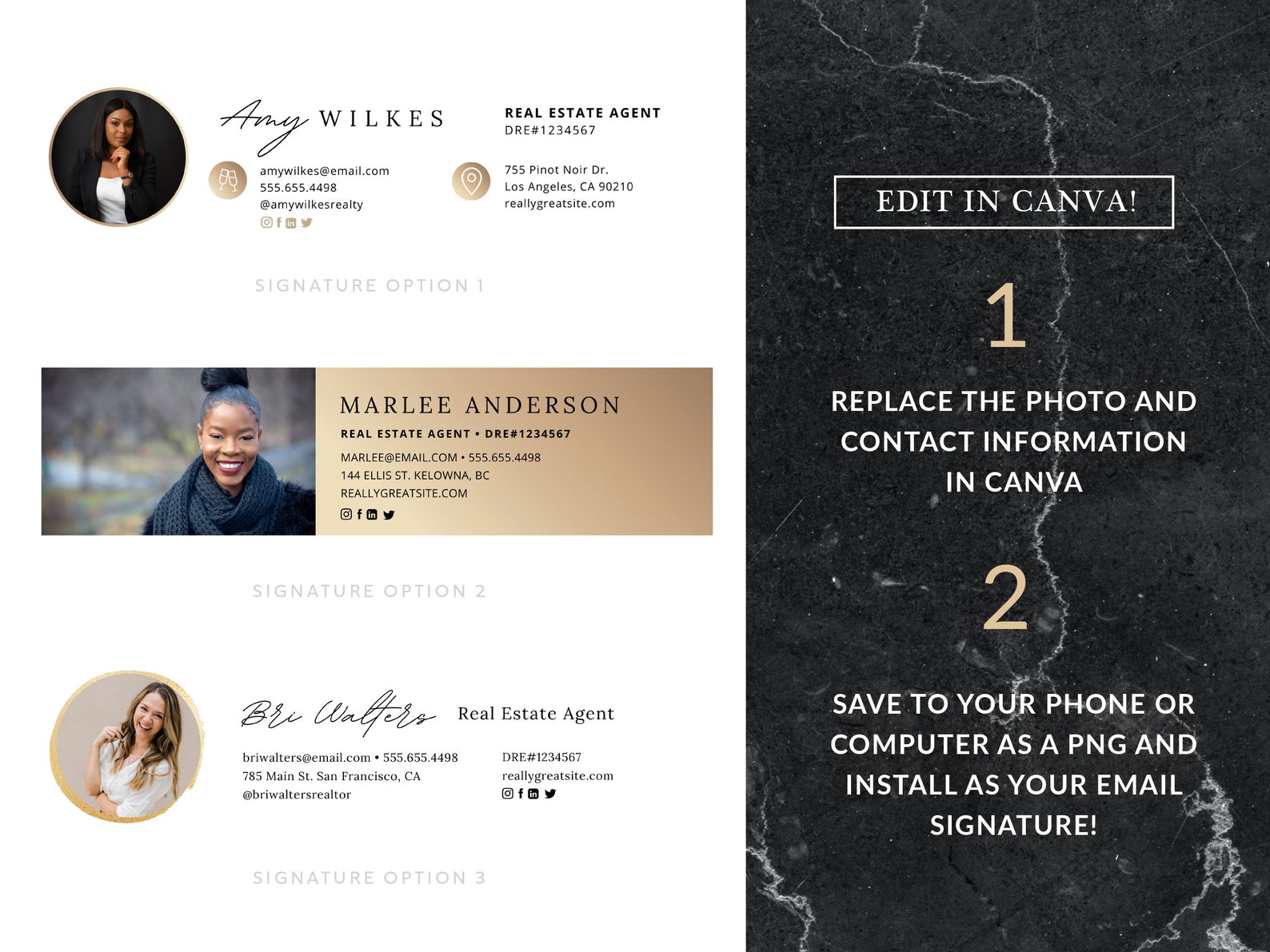 Realtor Email Signature Templates | Realtor Branding, Realtor Logo ...