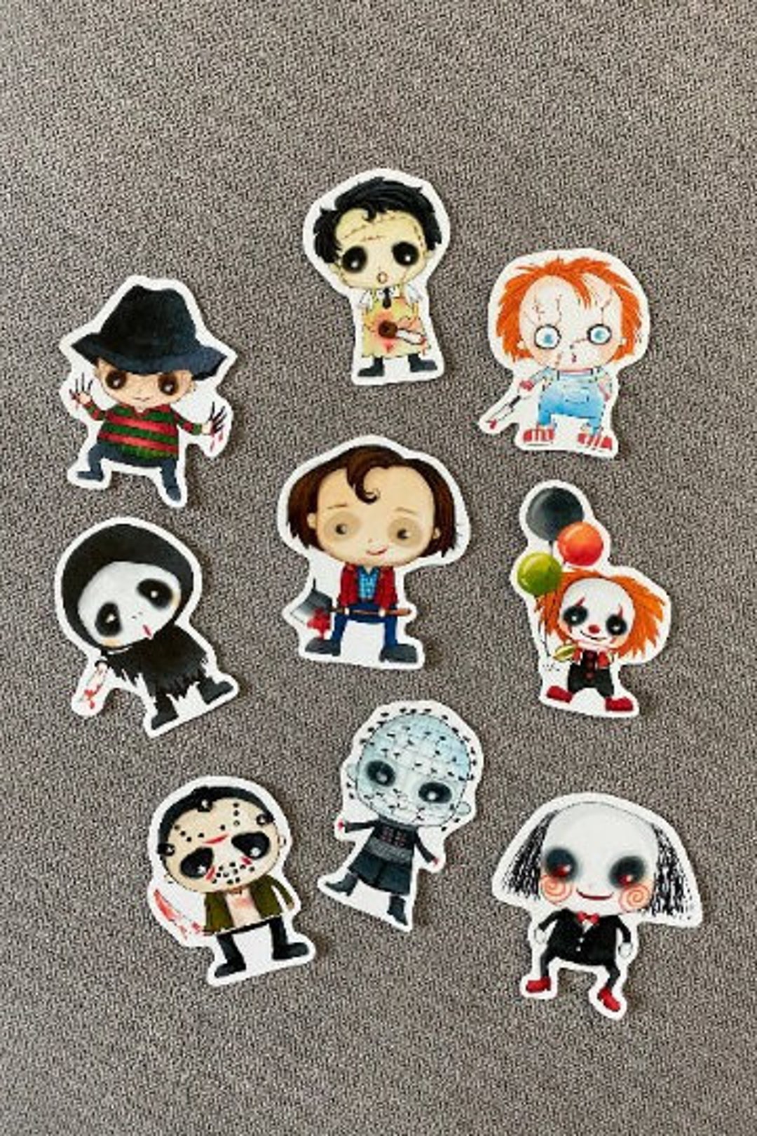 Cute Horror Stickers/horror Movie/serial Killer Sticker/halloween ...