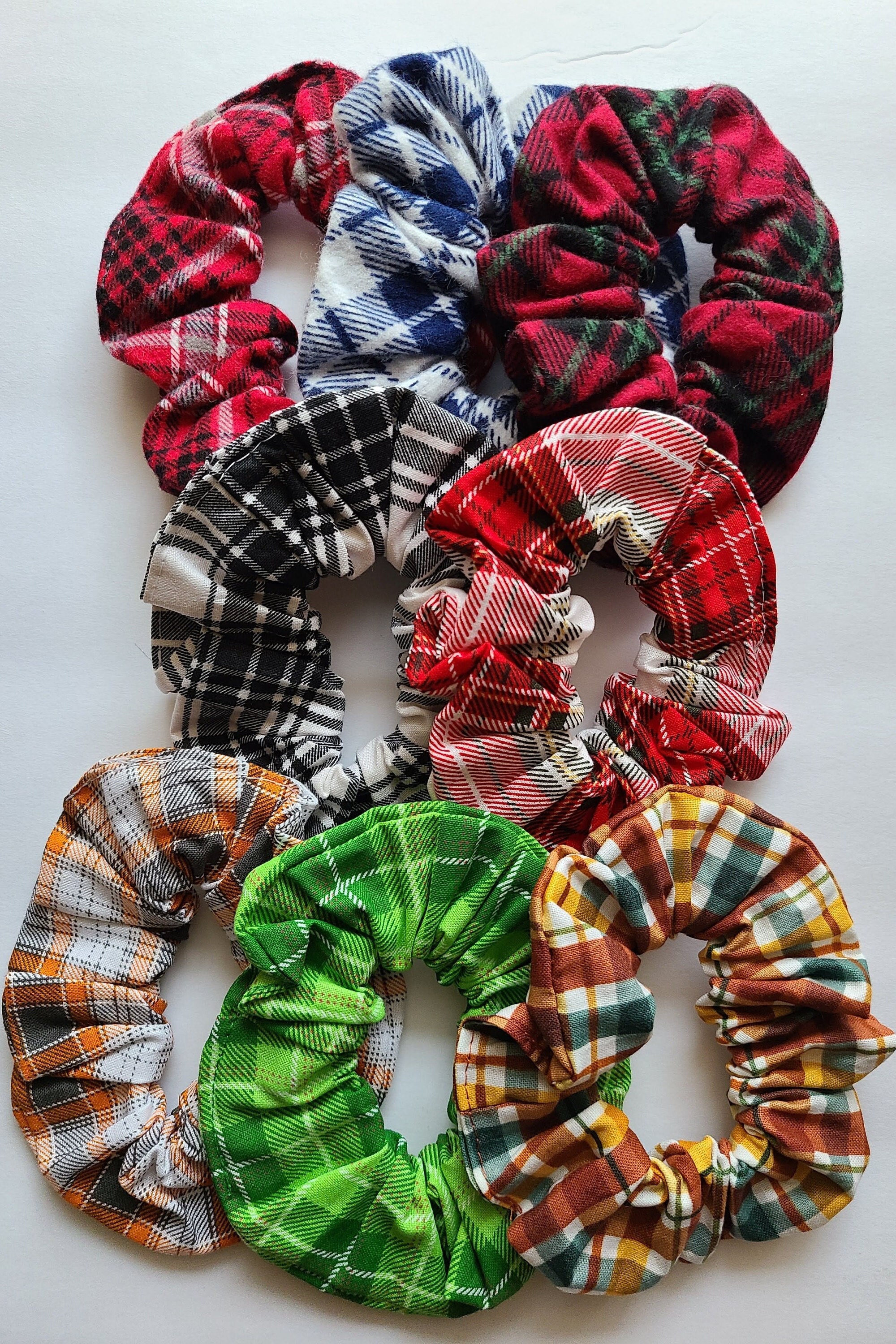 The Rad Plaids Scrunchies/scrunchie/hair Tie/hair Accessories/holidays ...