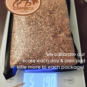 1 Pound Copper Chops Bits Pieces Shavings Shreds - for Resin Arts ...