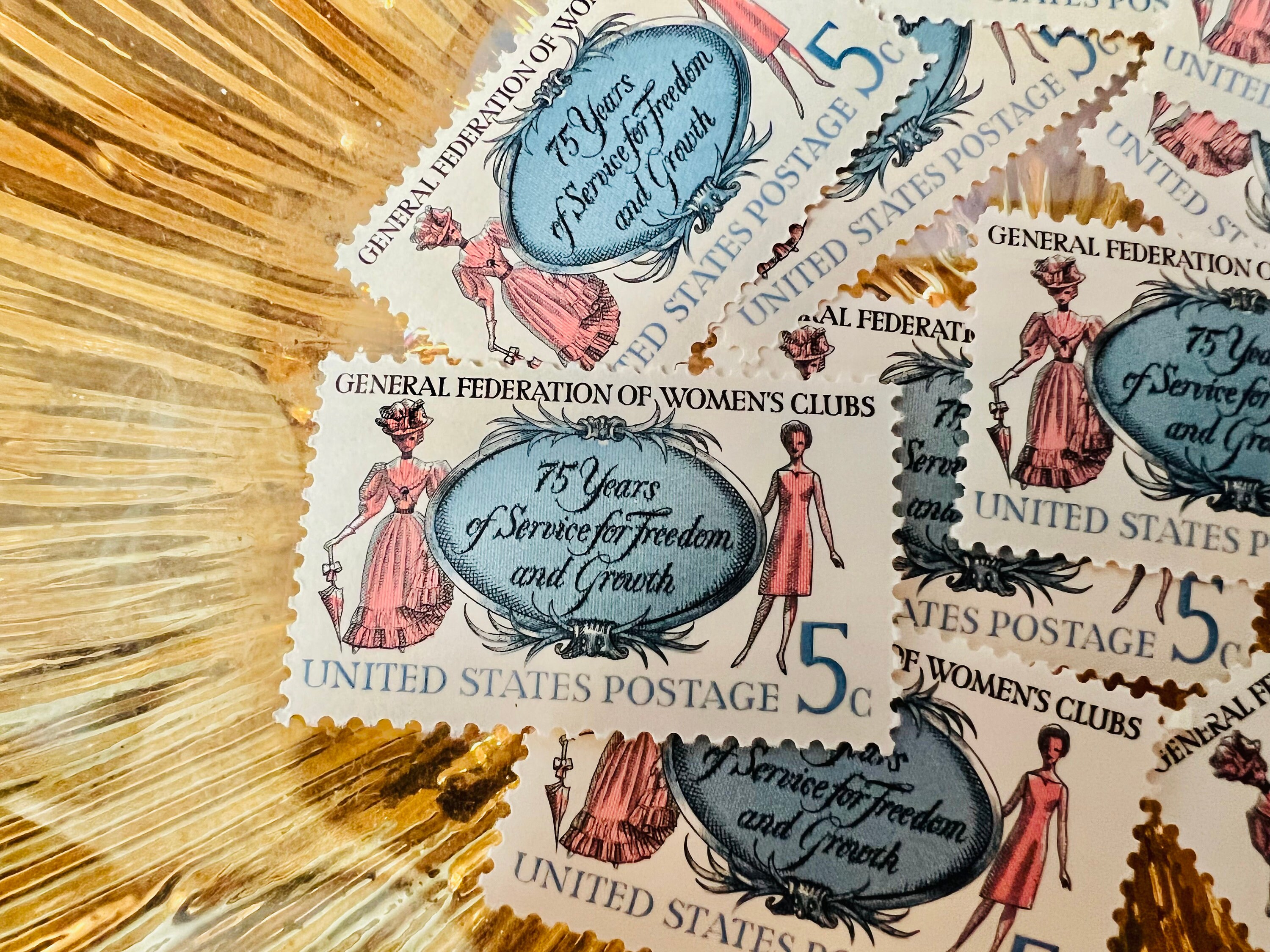 10 Vintage General Federation of Women's Clubs Unused USPS Postage ...