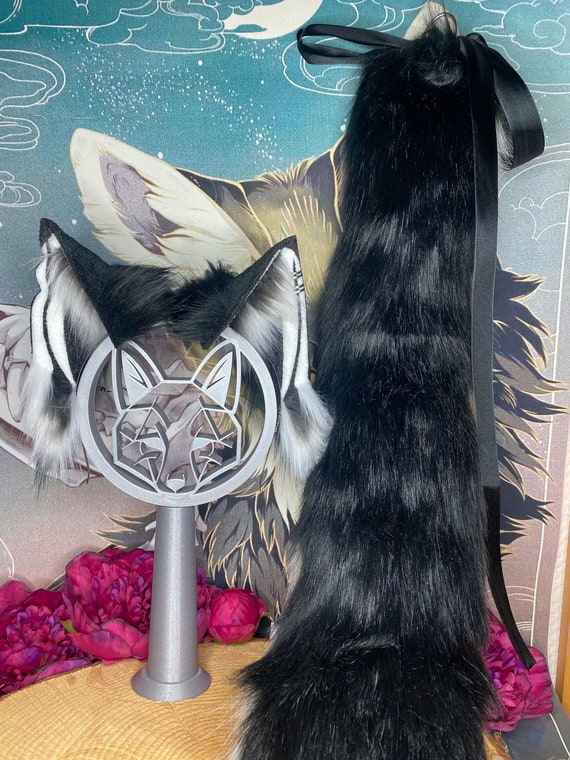 Loona Helluva Boss Realistic Cosplay Ears and Tail Set Black - Etsy