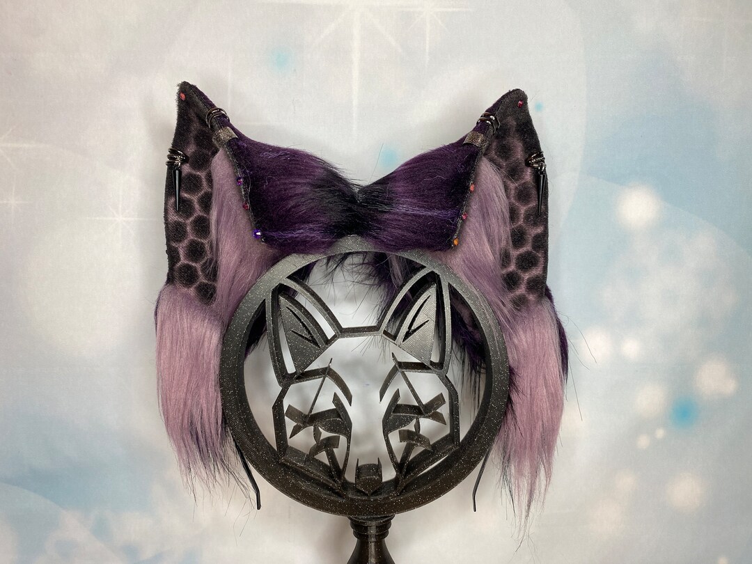 Gothic Fox Ears Fox Ears Cosplay Ears Ears Accessories Faux - Etsy
