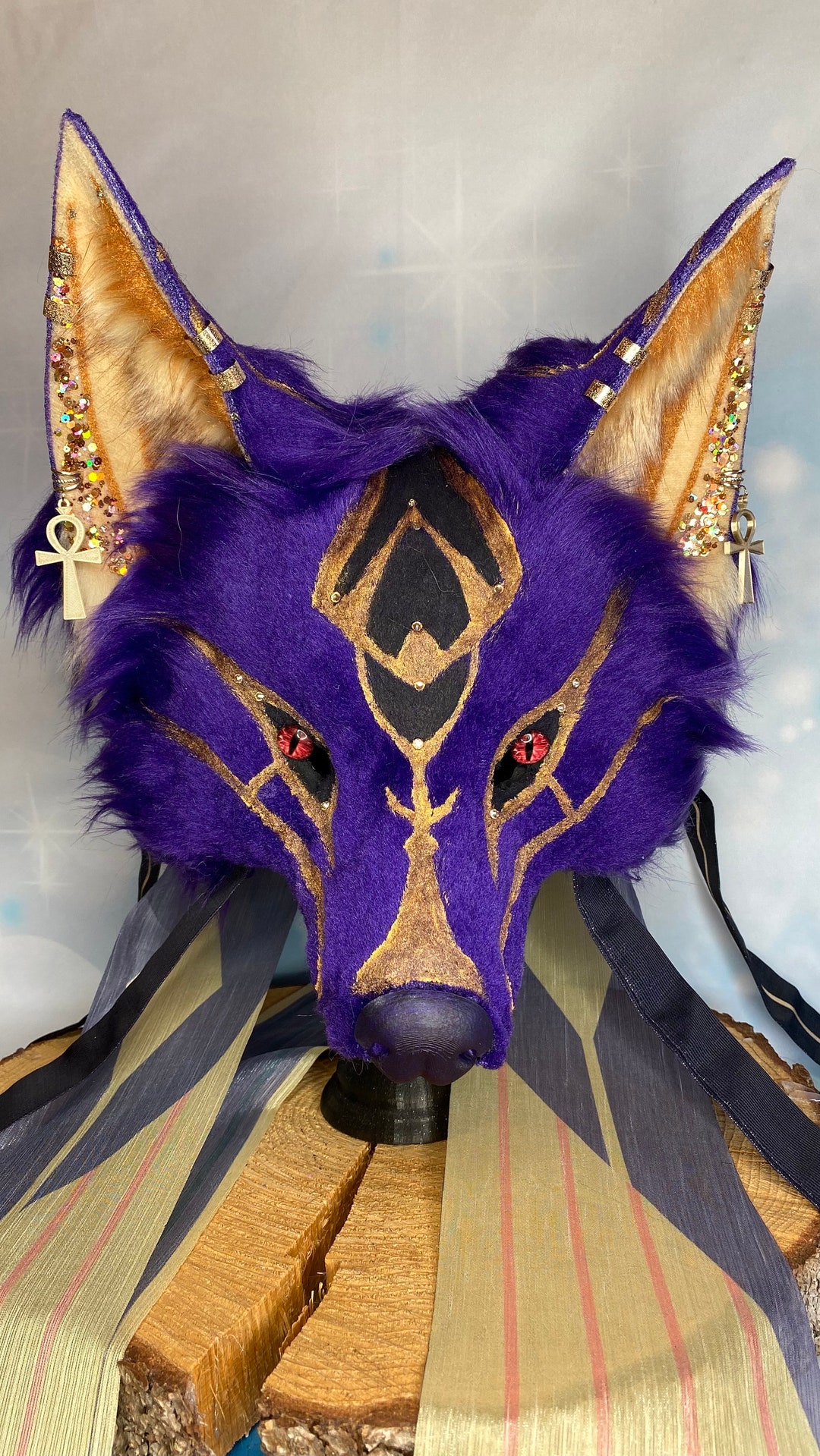 Genshin Impact Cyno Wolf Mask for Larp Cosplay Medieval - Etsy