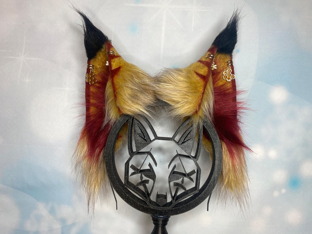 Queen Bee Beelzebub Helluva Boss Fox Ears Cosplay Ears Faux Fur ...