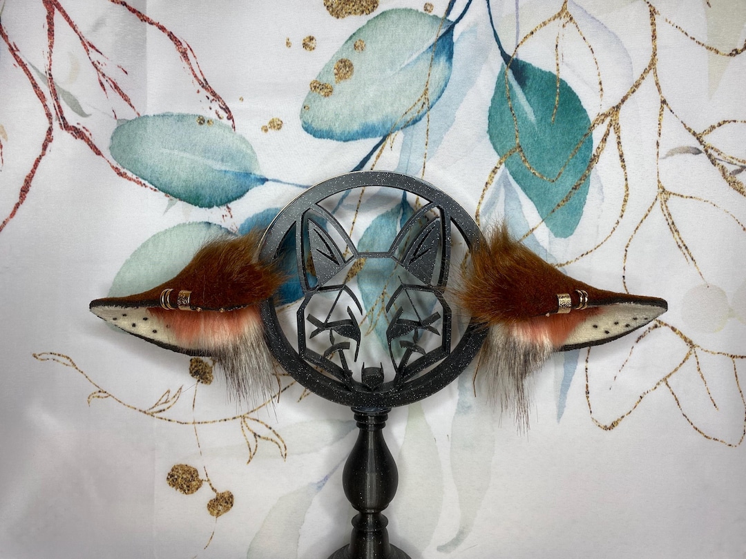 Natural Brown Deer Ears Handmade From Faux Fur for Cosplay, Streamers ...
