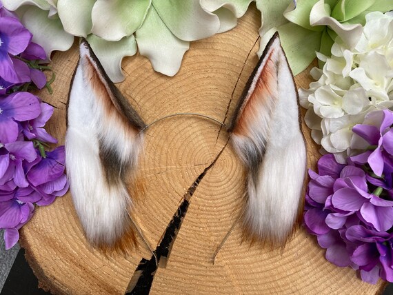 Cosplay Ears Realistic Fox Ears Cosplay Copper Brown Fox Ears | Etsy