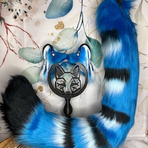 Kpop Demon Hunter Derpy Tiger Inspired Cat Ears and Cat Tail Made of ...