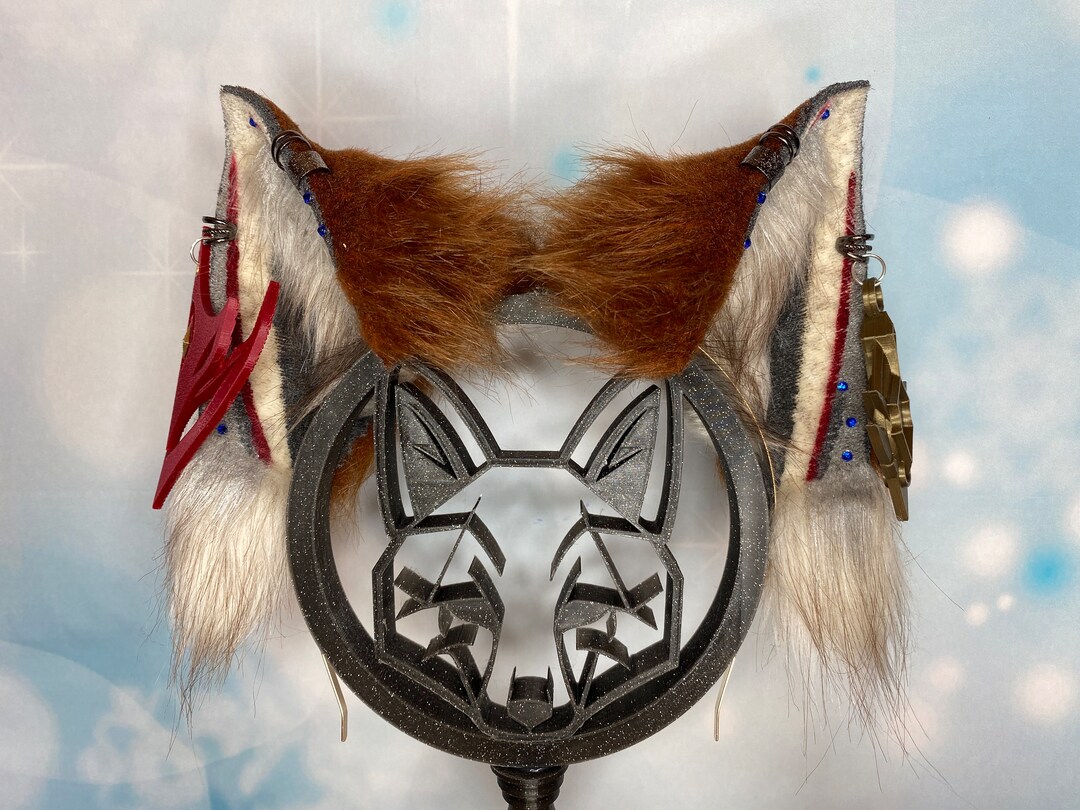 Genshin Impact Childe Tartaglia Cosplay Ears Realistic Fox Ears Cosplay ...