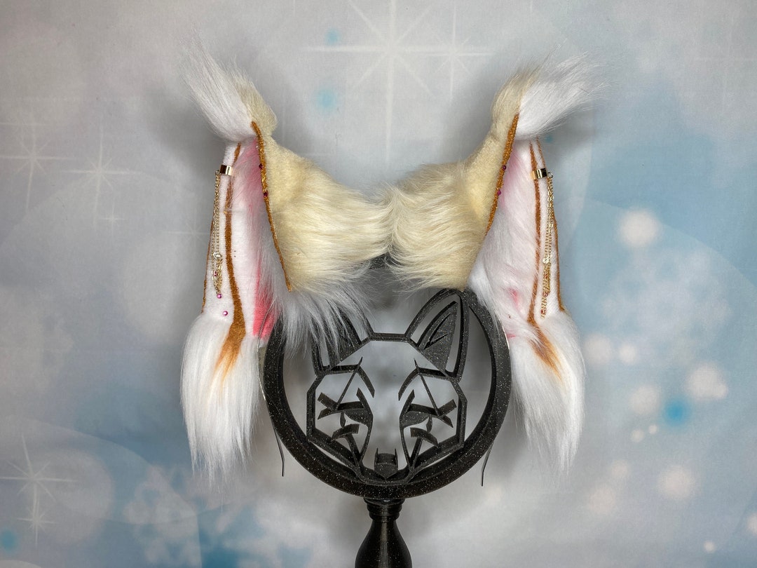 KDA Ahri LOL Fox Ears Fox Cosplay Ears Accessories Faux Fur MTO Petplay ...